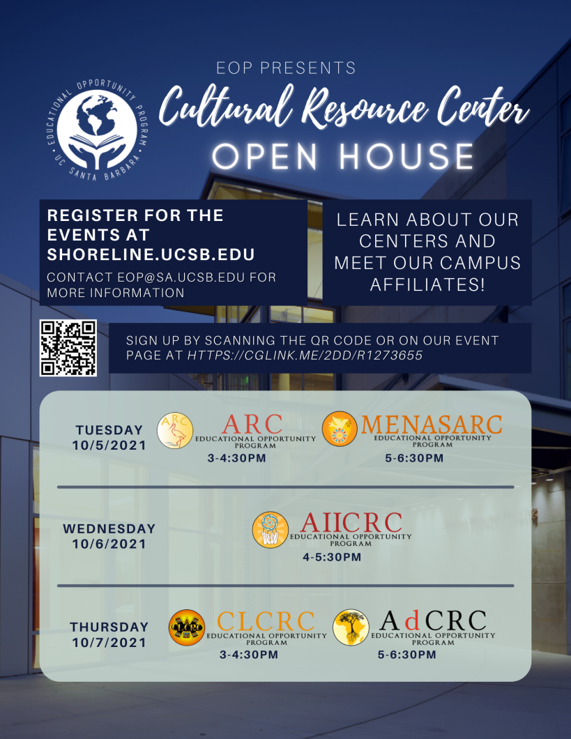 EOP Cultural Resource Center Open House | Educational Opportunity Program